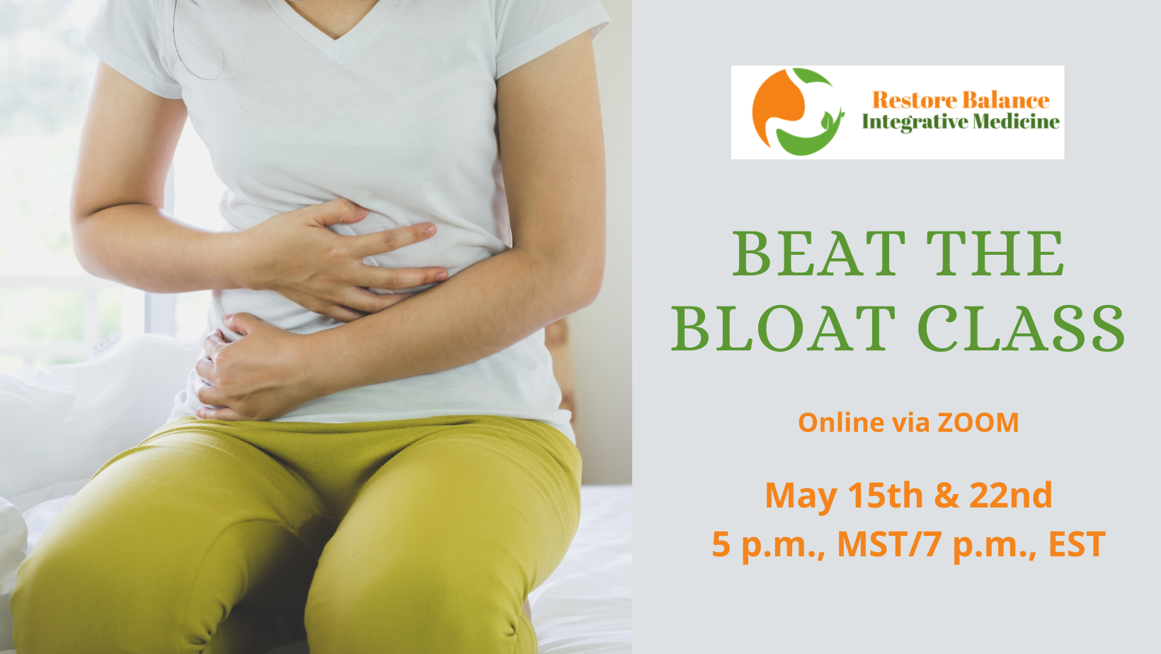 Beat the Bloat Class - Restore Balance